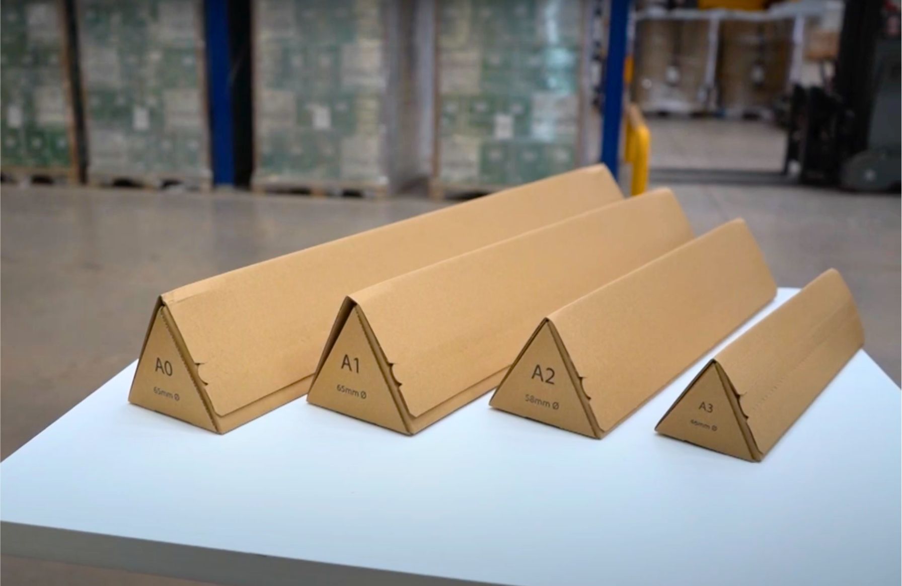Triangular Postal Tubes: Designed to be Different